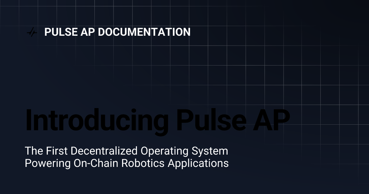 Introducing Pulse AP | PULSE AP DOCUMENTATION